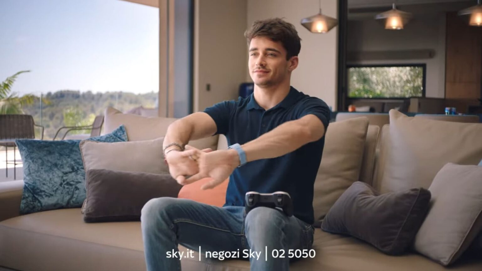 Spot Sky Wifi 2022, Charles Leclerc, testimonial, fibra, racconto, F1